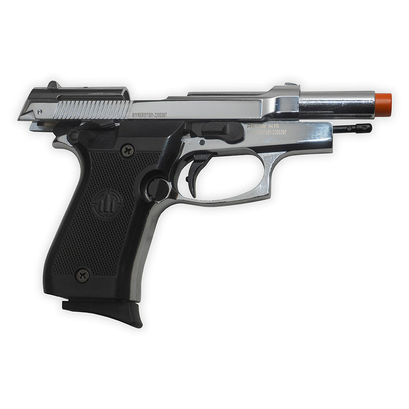 Retay 84 FS Blank-Firing Pistol | Front-Firing 9mm PAK | Nickel Finish ...